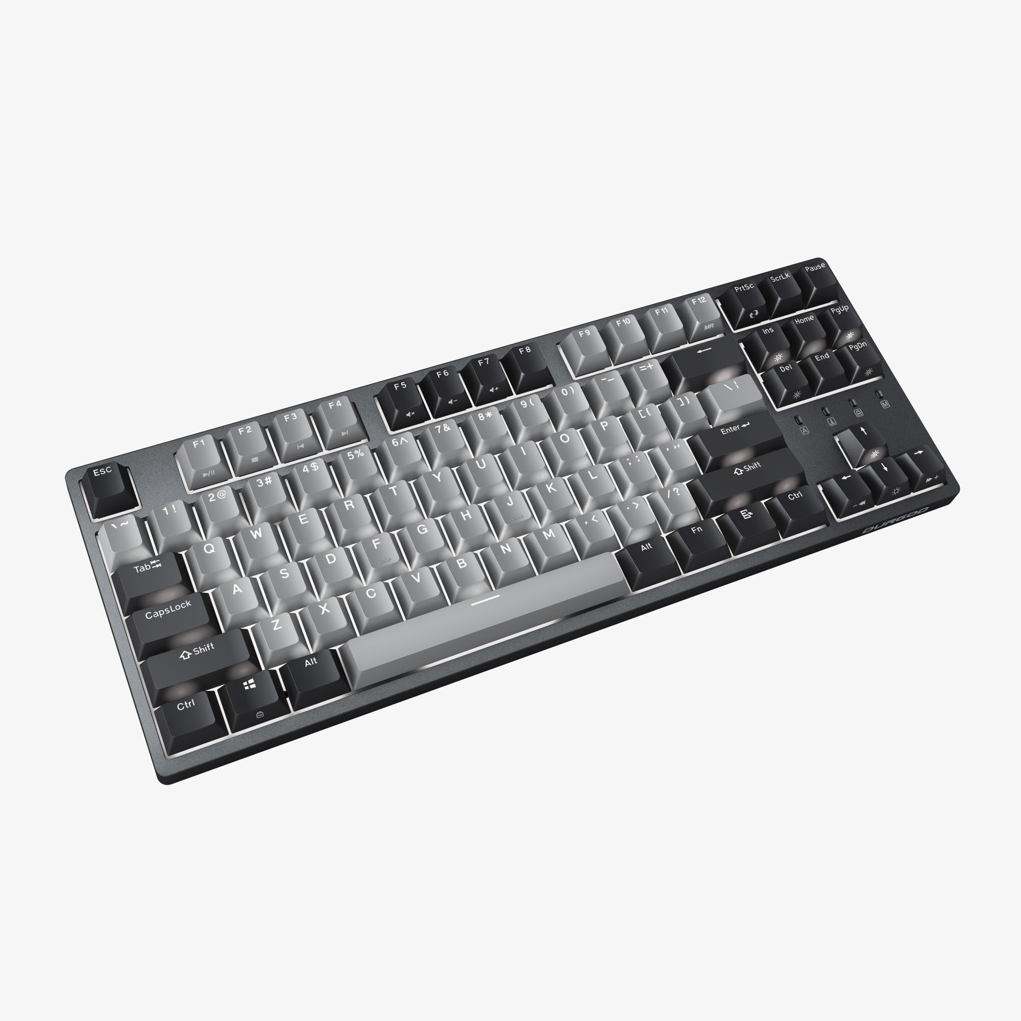 starlight mechanical keyboard - DURGOD K320 Corona Space Gray