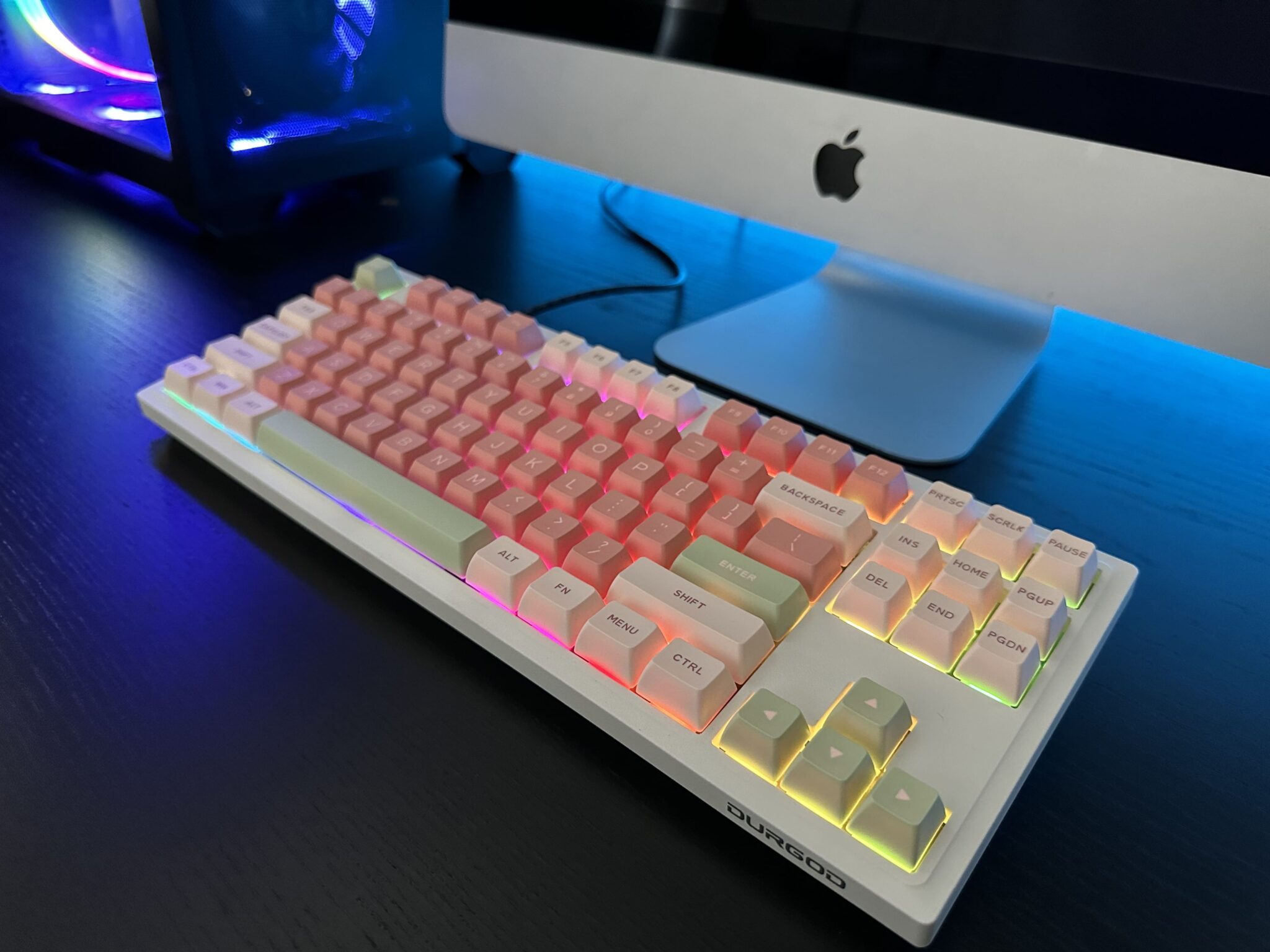 Pink Mechanical Keyboard - DURGOD | Best Wireless Mechanical Keyboard ...