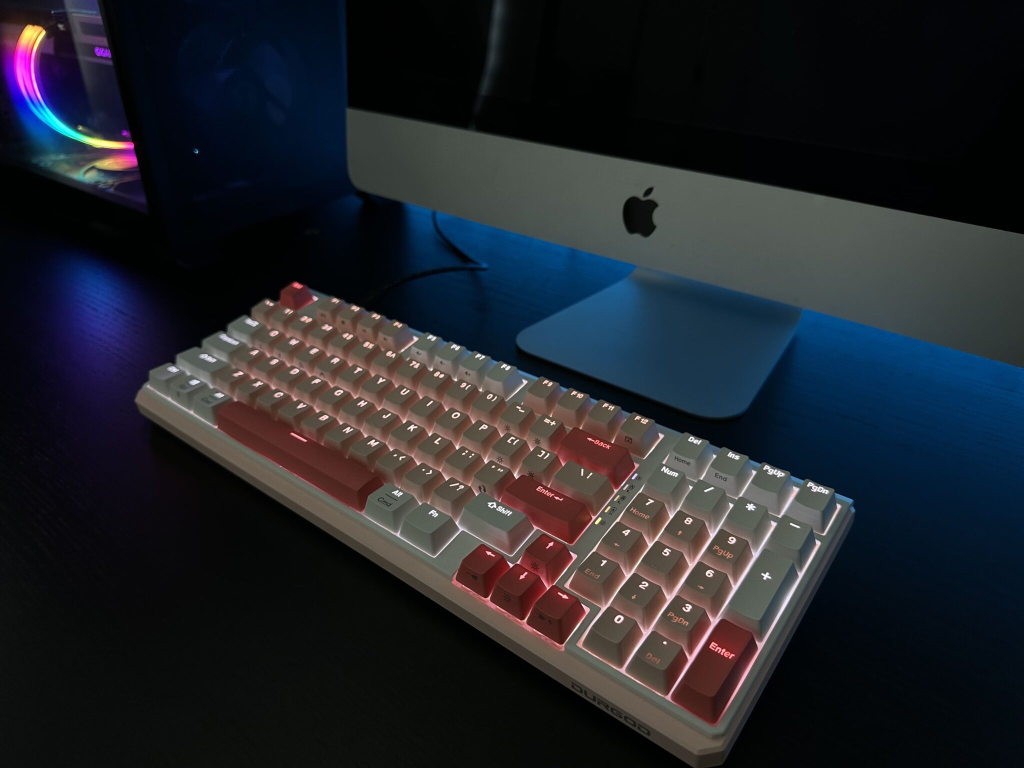 Pink Mechanical Keyboard - DURGOD | Best Wireless Mechanical Keyboard ...