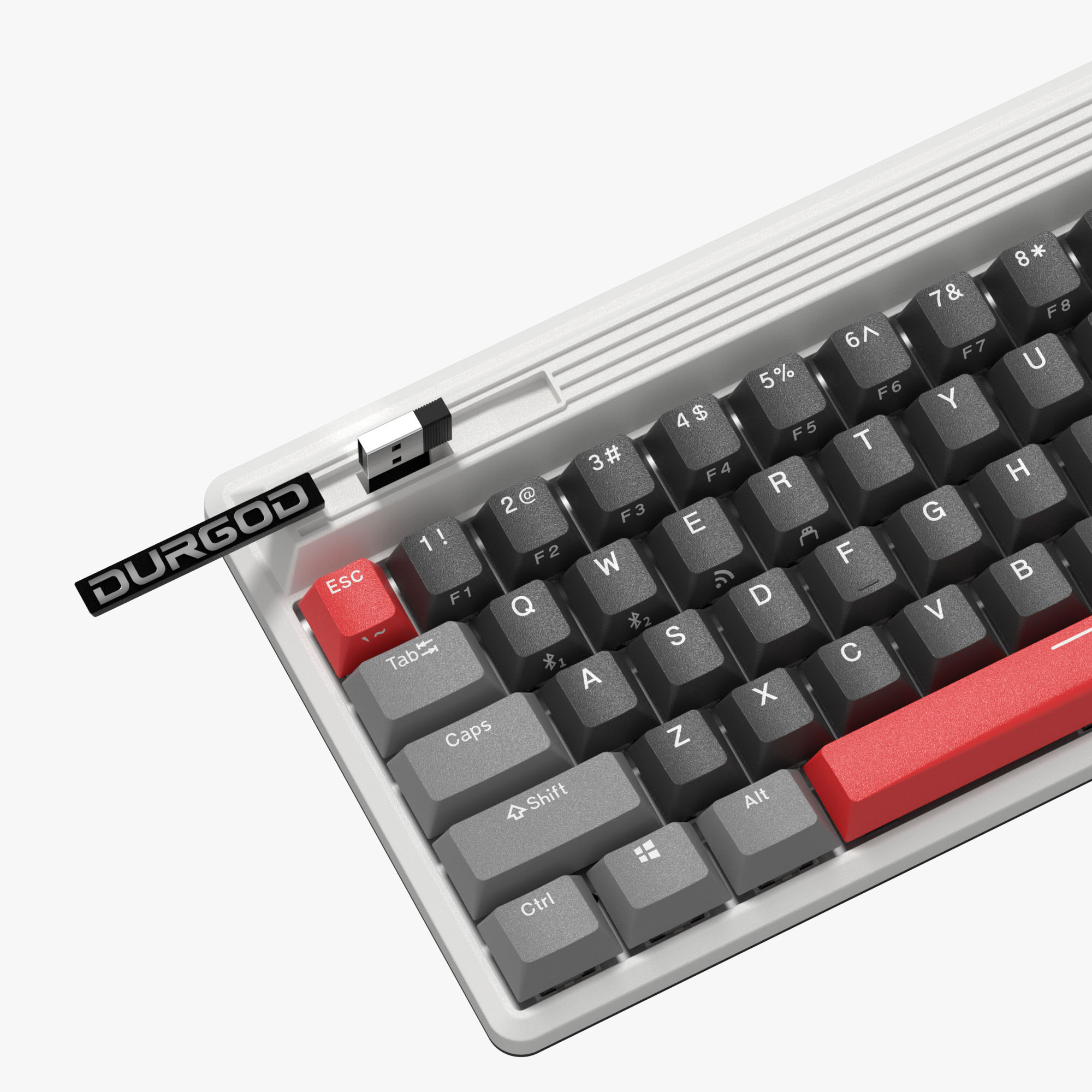 Retro Gaming Mechanical Keyboard - DURGOD K230 Fusion Steam