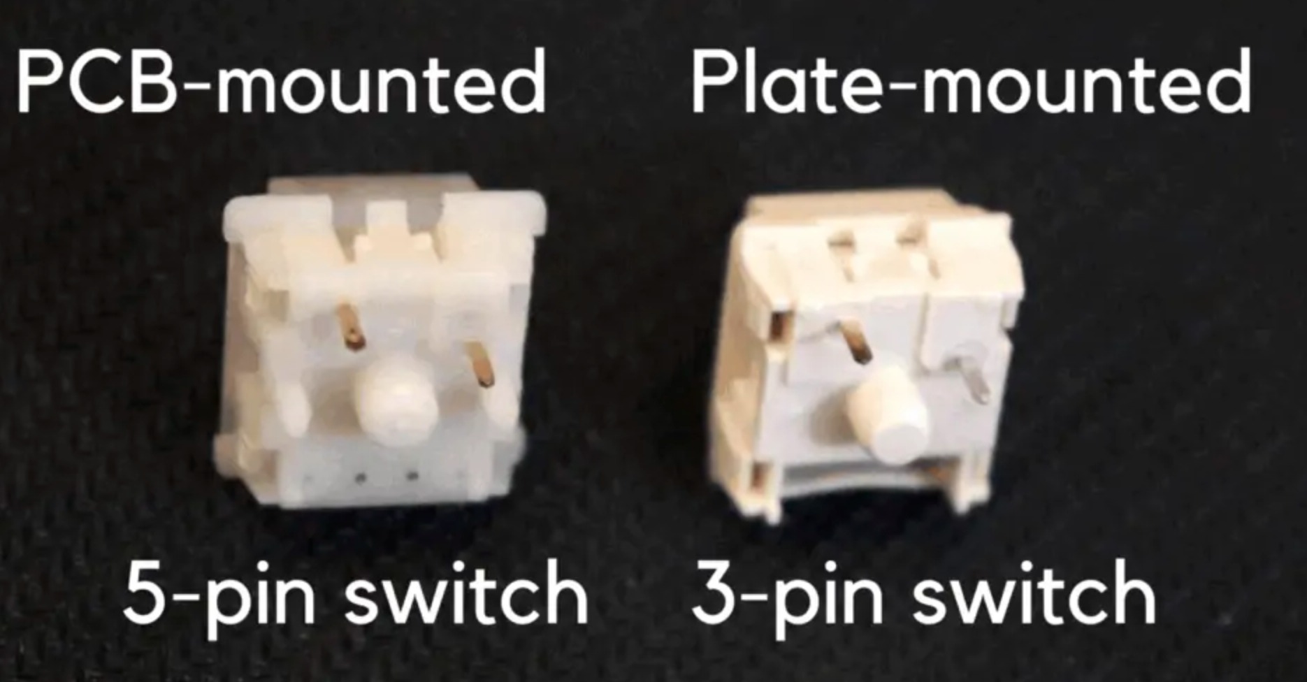 Switch Mounts: Plate-mounted vs. PCB-mounted - DURGOD | Best Wireless ...