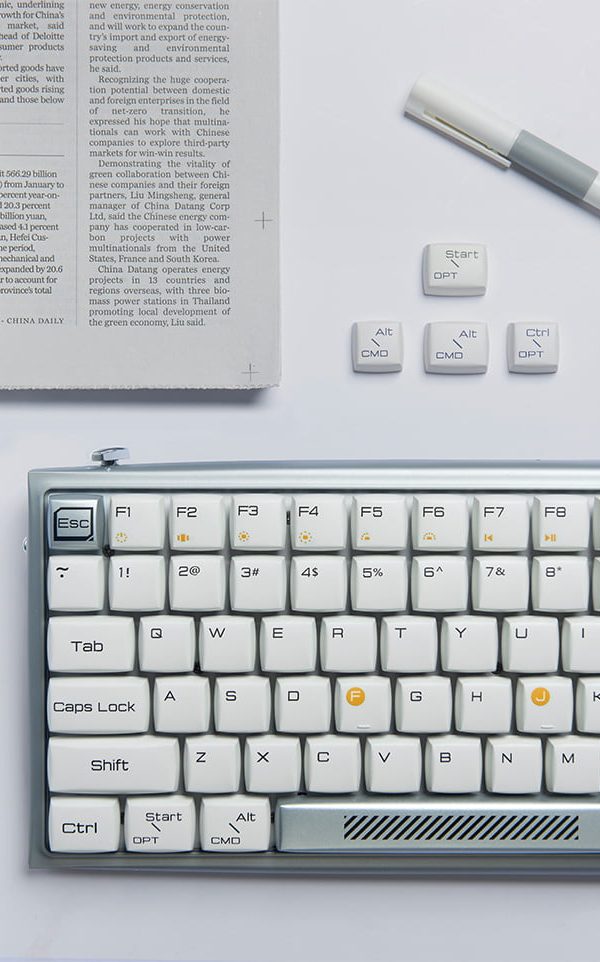 75 mechanical keyboard - Durgod Hi Keys Plus Silvery white