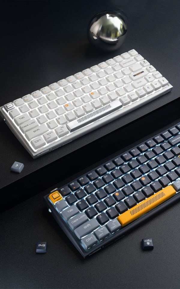 Hi Keys Silvery white - DURGOD | Best Wireless Mechanical Keyboard for ...